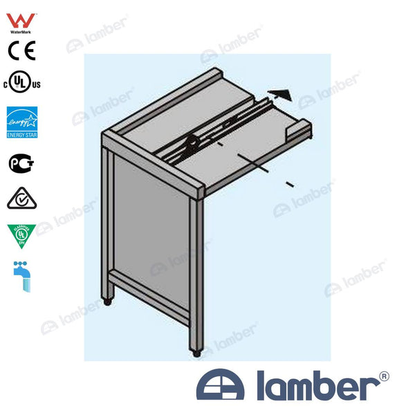 MCA RACK CONVEYOR CORNER INLET TABLE – HE2020 Design